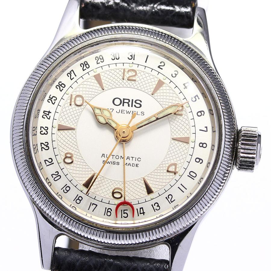 ORIS ★保証書付き【ORIS】オリス ポインターデイト 7400B 自動巻き ボーイズ_708265 : CLOSER Yahoo!ショップ - 通販 - Yahoo!ショッピング