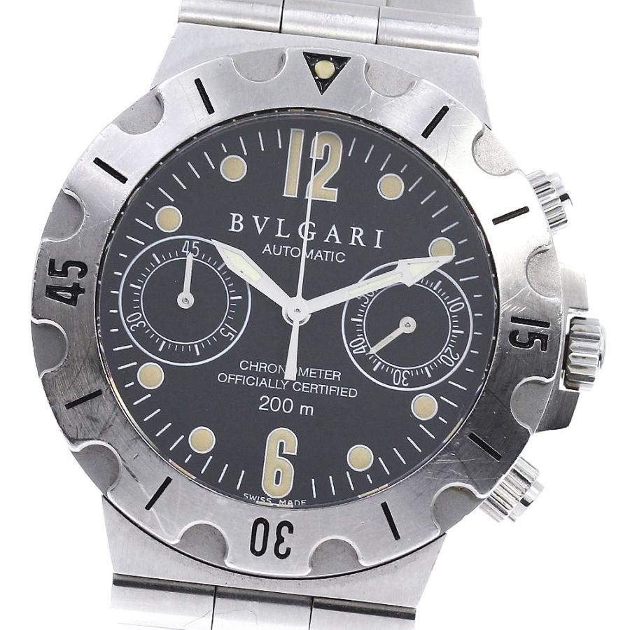 BVLGARI 【BVLGARI】ブルガリ ディアゴノ スクーバー クロノグラフ SC38S 自動巻き メンズ_708301 : CLOSER Yahoo!ショップ - 通販 - Yahoo ...