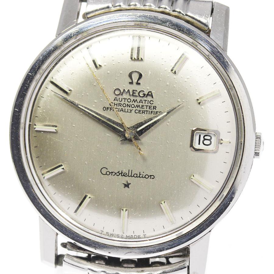 OMEGA 【OMEGA】オメガ コンステレーション Cal.561 ライスブレスレット ref.168010 自動巻き メンズ_708400 ...