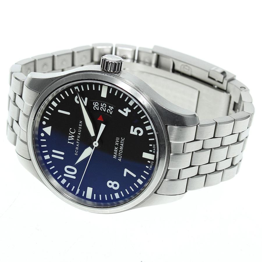 IWC SCHAFFHAUSEN 【IWC SCHAFFHAUSEN】IWC パイロットウォッチ マークXVII デイト IW326504 ...