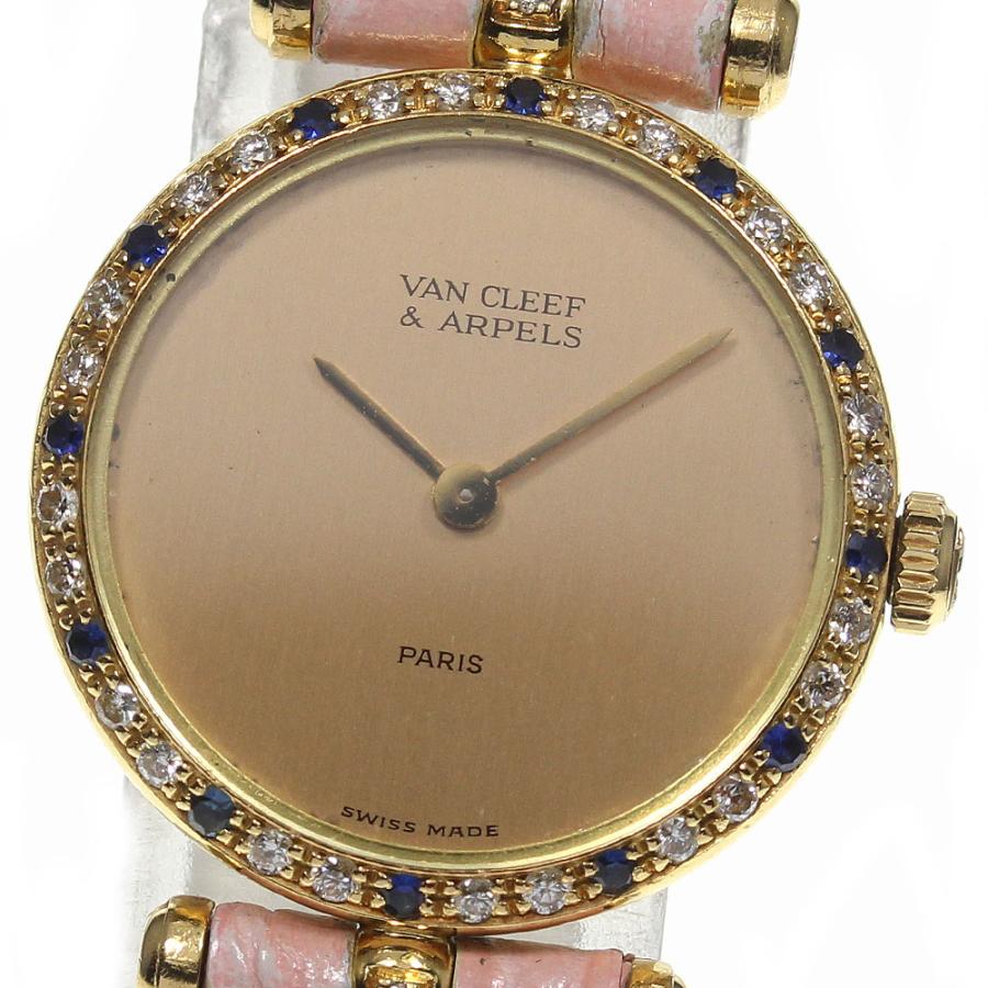 Van Cleef ＆ Arpels ヴァンクリーフ＆アーペル & 18901B1 K18YG ダイヤベゼル クォーツ レディース _708457 : CLOSER Yahoo!ショップ ...
