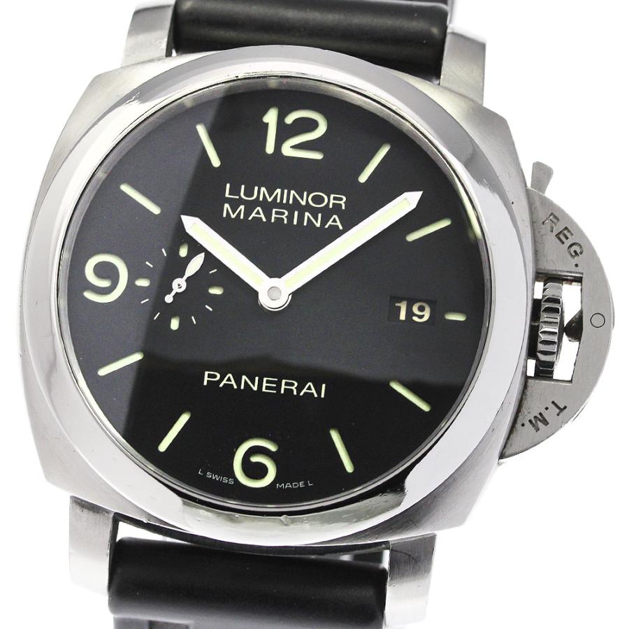 OFFICINE PANERAI ☆ジャンク★箱・保証書付き【PANERAI】パネライ ルミノール 1950 3デイズ スモールセコンド ...