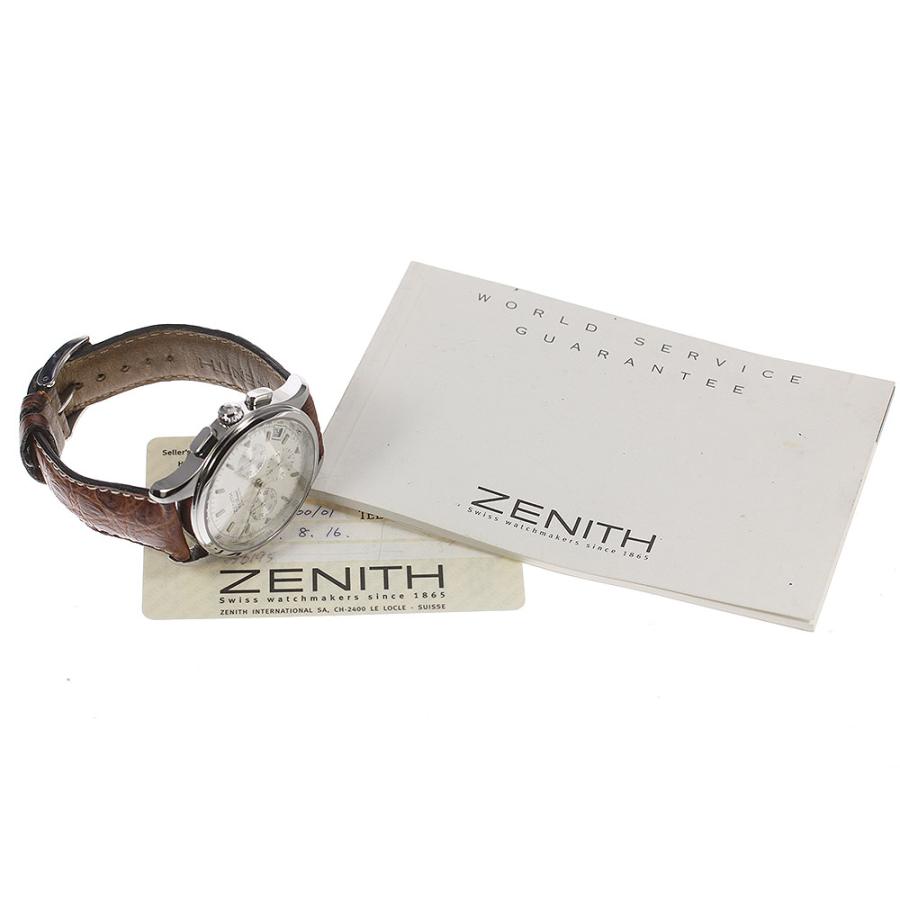 ZENITH（時計） ★保証書付き【ZENITH】ゼニス クラス エルプリメロ クロノグラフ 90/01.0500.400 自動巻き メンズ ...