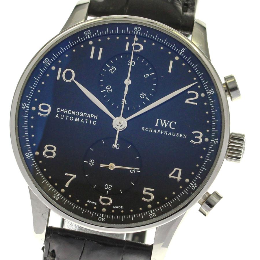 IWC SCHAFFHAUSEN 【IWC SCHAFFHAUSEN】IWC ポルトギーゼ クロノグラフ IW371438 自動巻き メンズ_710780 : CLOSER Yahoo ...