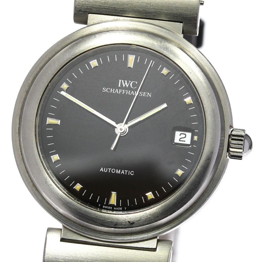 IWC SCHAFFHAUSEN ★保証書付き【IWC SCHAFFHAUSEN】IWC ダ・ヴィンチ デイト IW3528 自動巻き メンズ ...