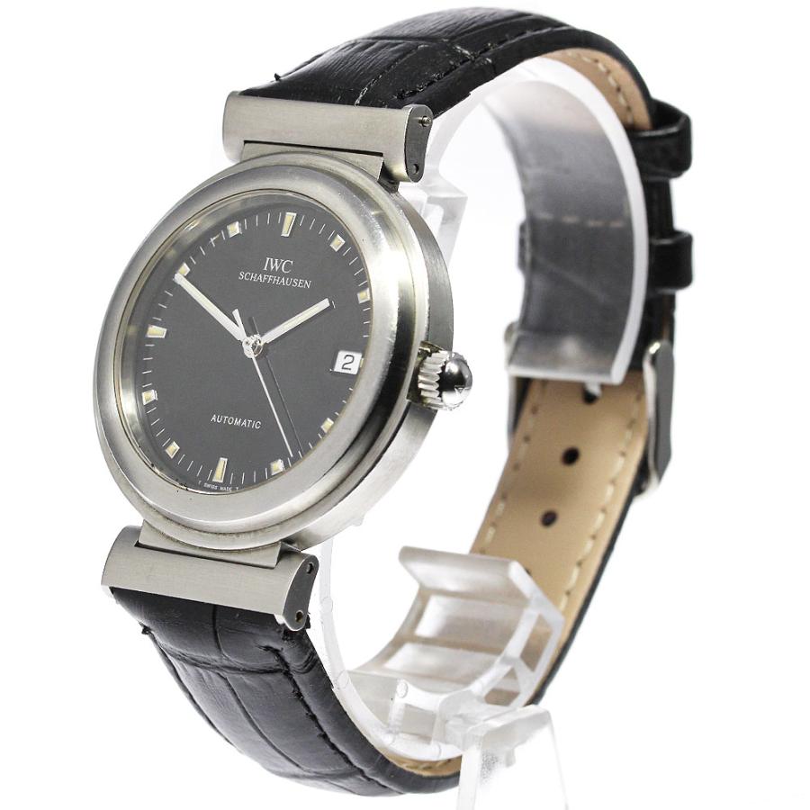 IWC SCHAFFHAUSEN ★保証書付き【IWC SCHAFFHAUSEN】IWC ダ・ヴィンチ デイト IW3528 自動巻き メンズ ...