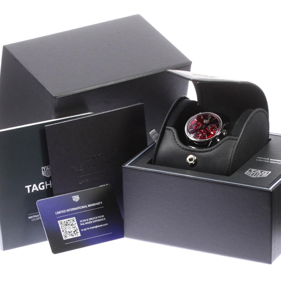 TAG HEUER ☆未使用品★箱・保証書付き【TAG HEUER】タグホイヤー カレラ キャリバーホイヤー02 クロノグラフ CBK221G ...