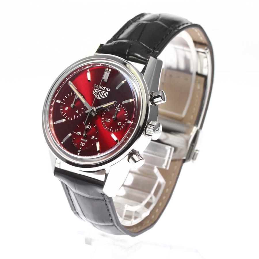 TAG HEUER ☆未使用品★箱・保証書付き【TAG HEUER】タグホイヤー カレラ キャリバーホイヤー02 クロノグラフ CBK221G ...
