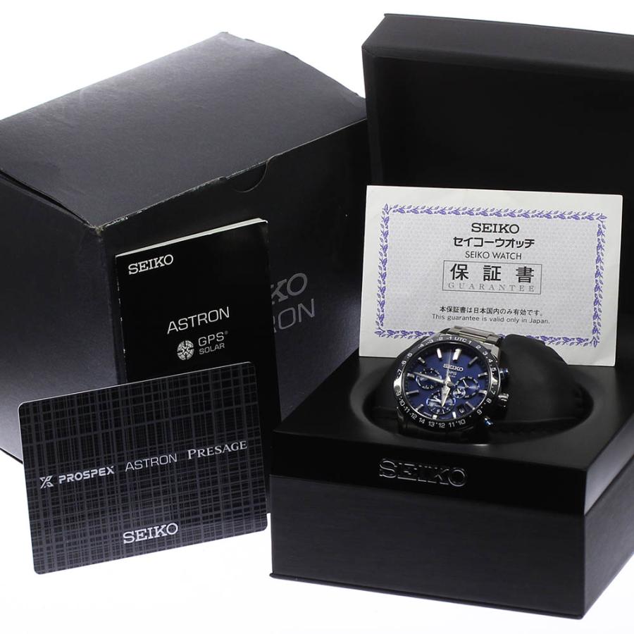 SEIKO ☆美品★箱・保証書付き【SEIKO】セイコー アストロン デイデイト SBXC015/5X53-0AE0 ソーラー電波 メンズ ...