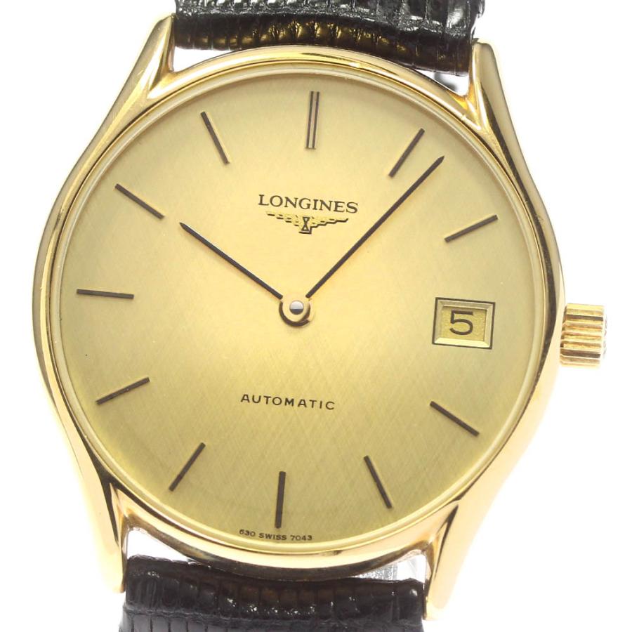 LONGINES 【LONGINES】ロンジン デイト cal.L630.1 自動巻き メンズ_712918 : CLOSER Yahoo!ショップ - 通販 - Yahoo!ショッピング