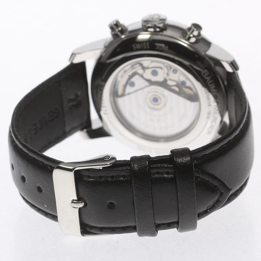 BAUME&MERCIER ★箱・保証書付き【Baume & Mercier】ボーム＆メルシェ クラシマ クロノグラフ ムーンフェイズ ...