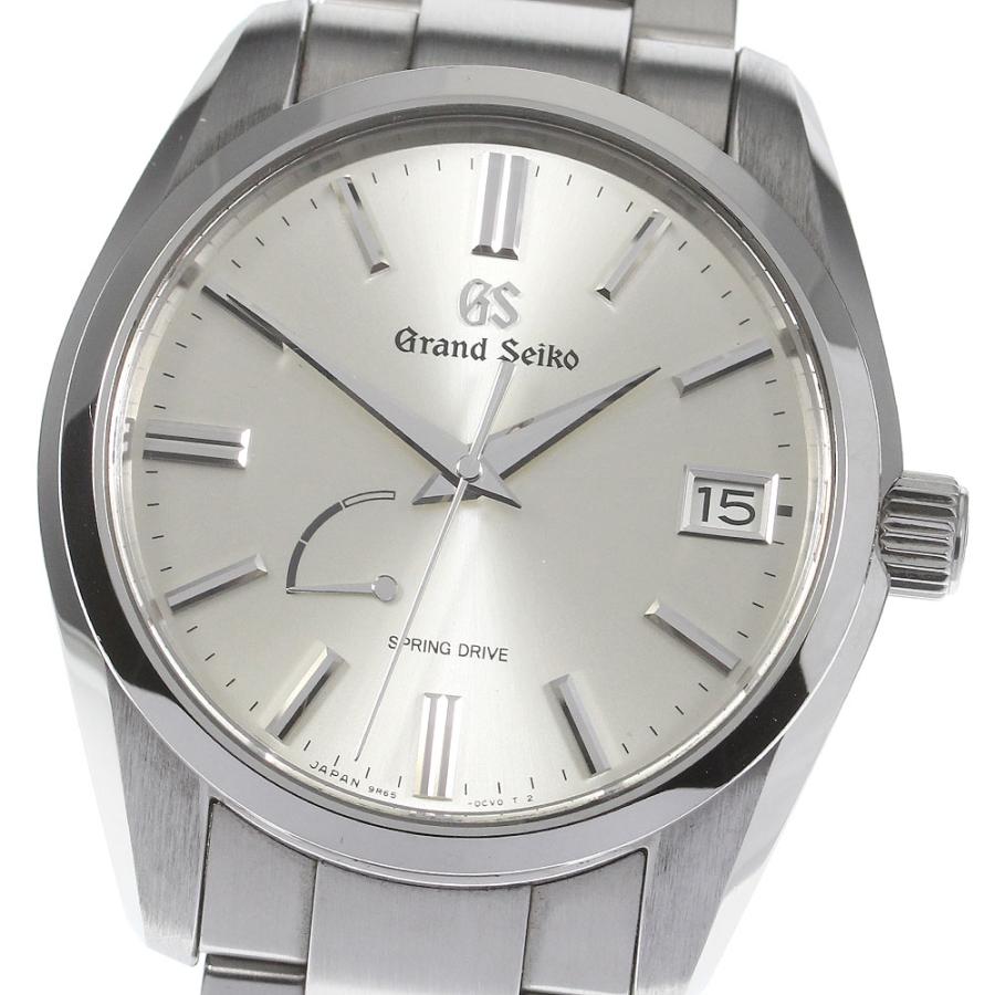 SEIKO ★箱・保証書付き【SEIKO】セイコー グランドセイコー パワーリザーブ デイト SBGA437/9R65-0DY0 スプリング ...