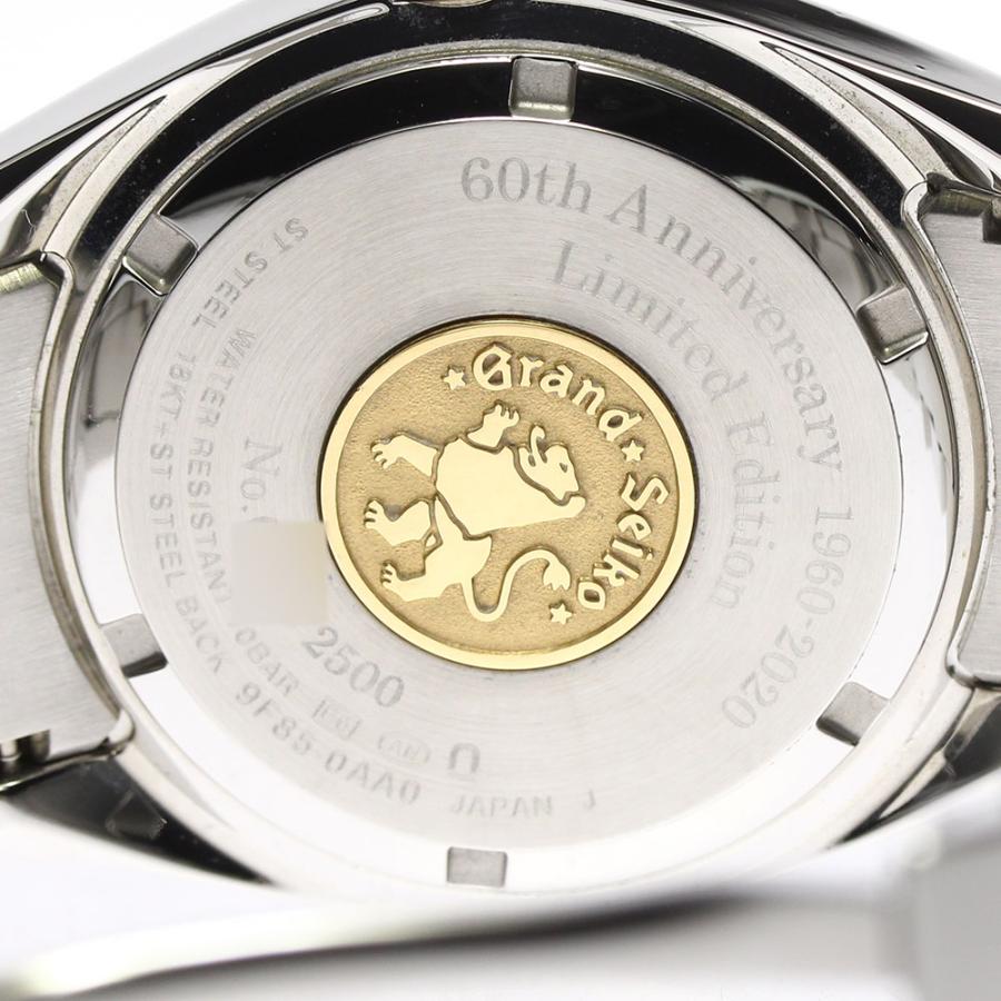 SEIKO ☆美品★箱付き【SEIKO】セイコー グランドセイコー ヘリテージコレクション 60周年記念 デイト SBGP007/9F85 ...