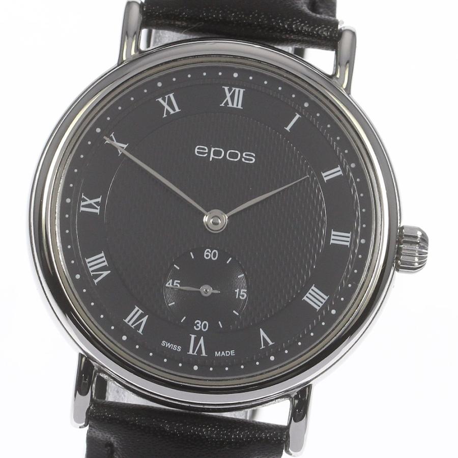 ☆良品【EPOS】エポス スモールセコンド 3342 手巻き メンズ_714818 : 714818 : CLOSER Yahoo!ショップ - 通販 - Yahoo!ショッピング