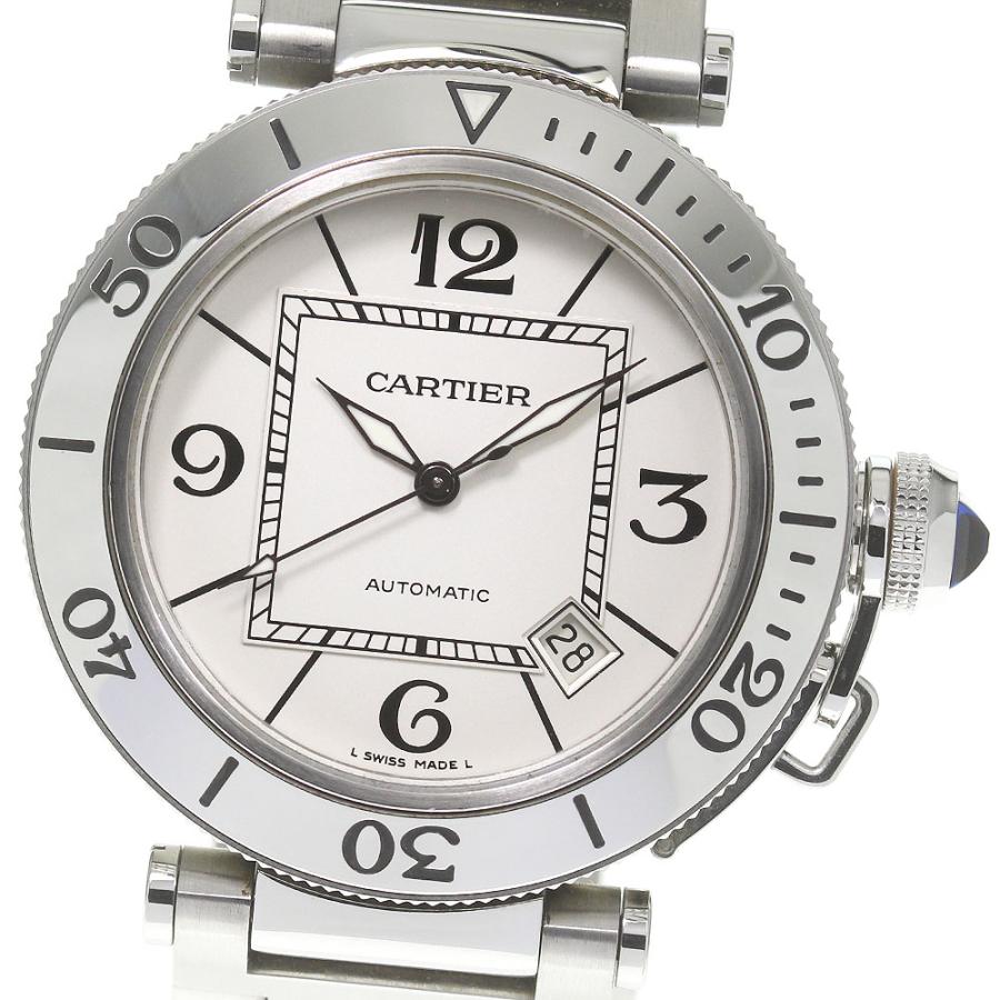 Cartier ☆良品【CARTIER】カルティエ パシャ シータイマー デイト W31080M7 自動巻き メンズ_715061 : CLOSER Yahoo!ショップ - 通販 ...