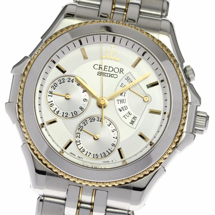 SEIKO ☆美品【SEIKO】セイコー クレドール パシフィーク デイデイト レトログラード 4S77-0A30/GCBG996 自動巻き メンズ_715078【ev10】 : CLOSER ...