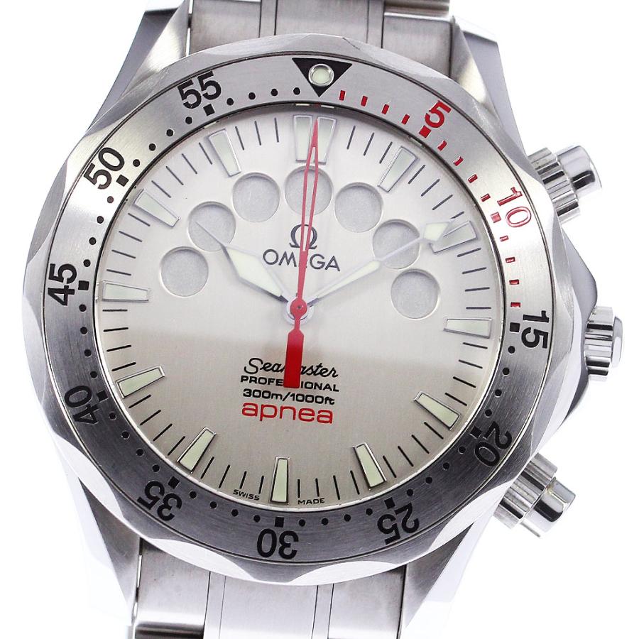 OMEGA（オメガ） OMEGA 2595.30 シーマスター アプネア マイヨール クロノグラフ 自動巻き メンズ _715294 ...