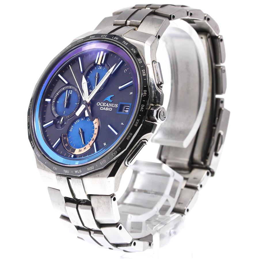 CASIO ★箱・保証書付き【CASIO】カシオ オシアナス マンタ OCW-S5000C-1AJF ソーラー電波 メンズ_716062 ...