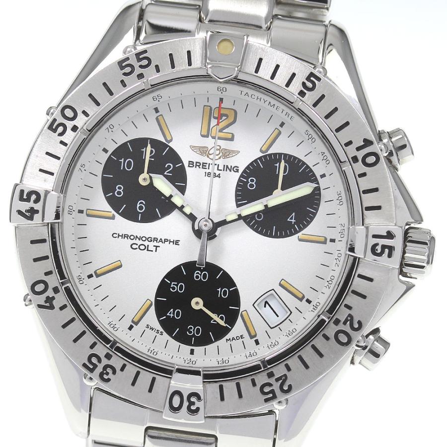 ブライトリング ☆美品【BREITLING】ブライトリング コルト クロノグラフ デイト A53035 クォーツ メンズ_717467 : CLOSER Yahoo!ショップ - 通販 ...