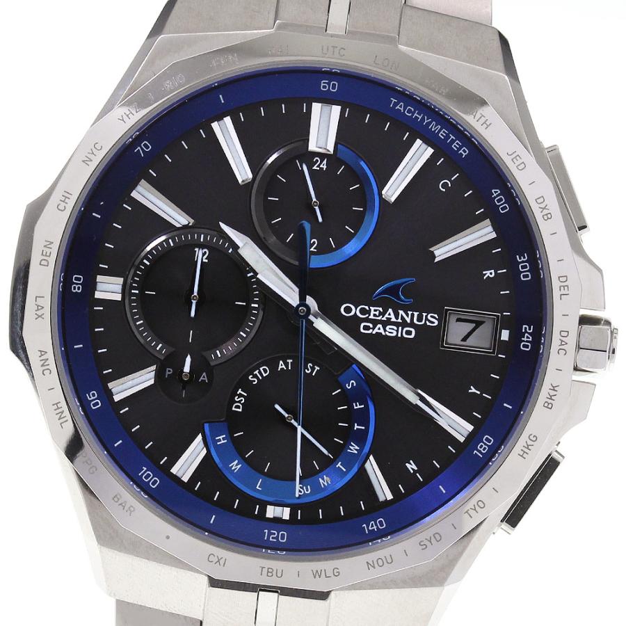 ☆美品 【CASIO】カシオ オシアナス マンタ Bluetooth OCW-S5000E ソーラー電波 メンズ_717879 :717879 ...