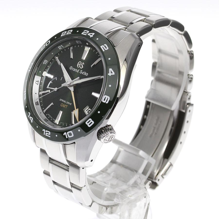 SEIKO ☆美品★箱・保証書付き【SEIKO】セイコー グランドセイコー GMT SBGE257/9R66-0BB0 スプリングドライブ ...