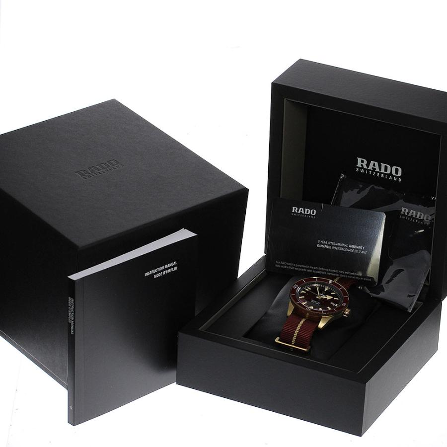 ★箱・保証書付き【RADO】ラドー キャプテンクック オートマティック ブロンズ デイト R32500013 自動巻き メンズ_718421 ...