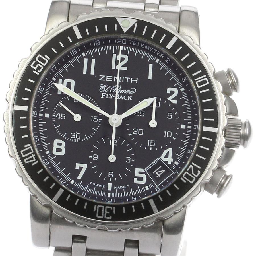 ZENITH（時計） ☆良品 ★保証書付き【ZENITH】ゼニス レインボー フライバック エルプリメロ 01/02.0470.405 自動巻き メンズ_718712 : CLOSER ...