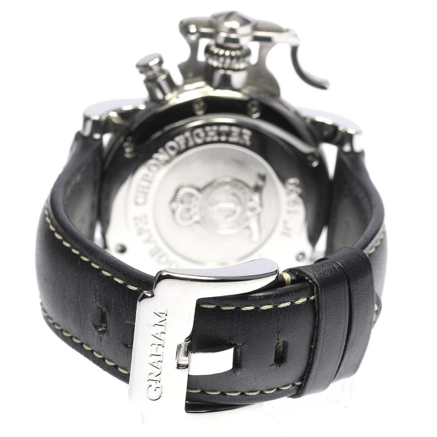 ☆訳あり ★箱・保証書付き【GRAHAM】グラハム クロノファイター クロノグラフ 2CFAS 自動巻き メンズ_718945 : ...