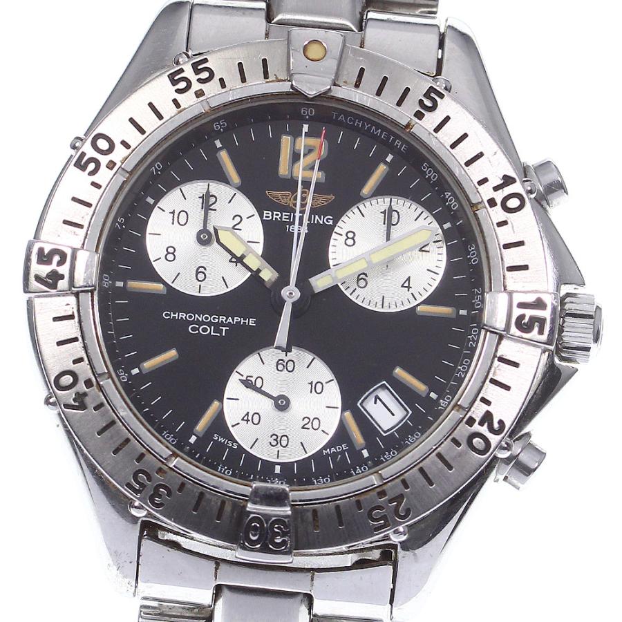 ブライトリング ☆訳あり 【BREITLING】ブライトリング コルト クロノグラフ デイト A53035 クォーツ メンズ_720279 : CLOSER Yahoo!ショップ - 通販 ...