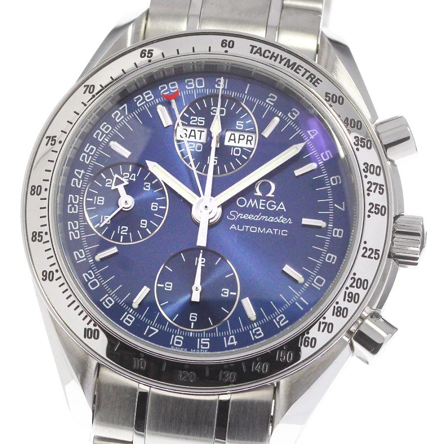 OMEGA（オメガ） 訳あり OMEGA 3523.80 スピードマスター トリプルカレンダー クロノグラフ 自動巻き メンズ 箱・保証書付き ...