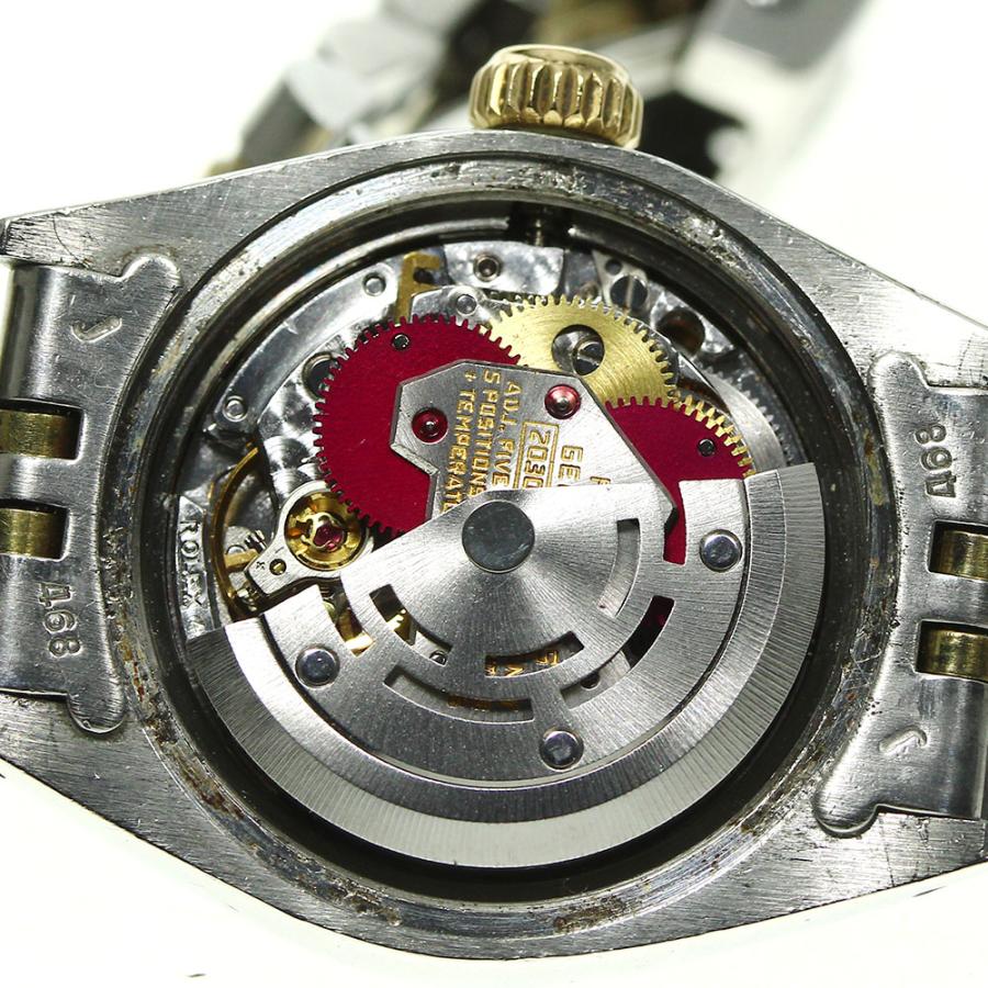 ROLEX（ロレックス） ベルト訳あり☆ 【ROLEX】ロレックス オイスター パーペチュアル デイト Cal.2030 YGコンビ 6917 ...