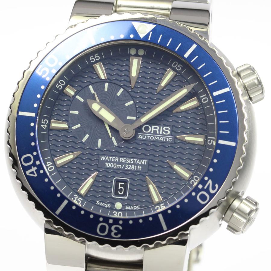 ☆良品 【ORIS】オリス アクイス スモールセコンド デイト 7609 自動巻き メンズ_721890 : 721890 : CLOSER Yahoo!ショップ - 通販 - Yahoo ...