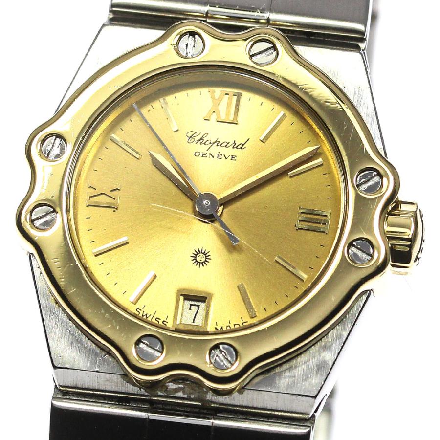 Chopard 【Chopard】ショパール サンモリッツ YGベゼル デイト 8024 クォーツ レディース_722096 : CLOSER Yahoo!ショップ - 通販 - Yahoo ...