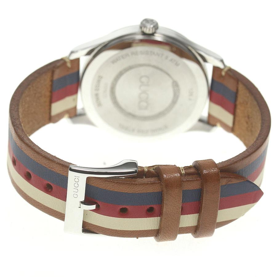 GUCCI ★箱・保証書付き【GUCCI】グッチ Gタイムレス ストライプ マルチカラー 126.4/YA1264078 クォーツ メンズ ...