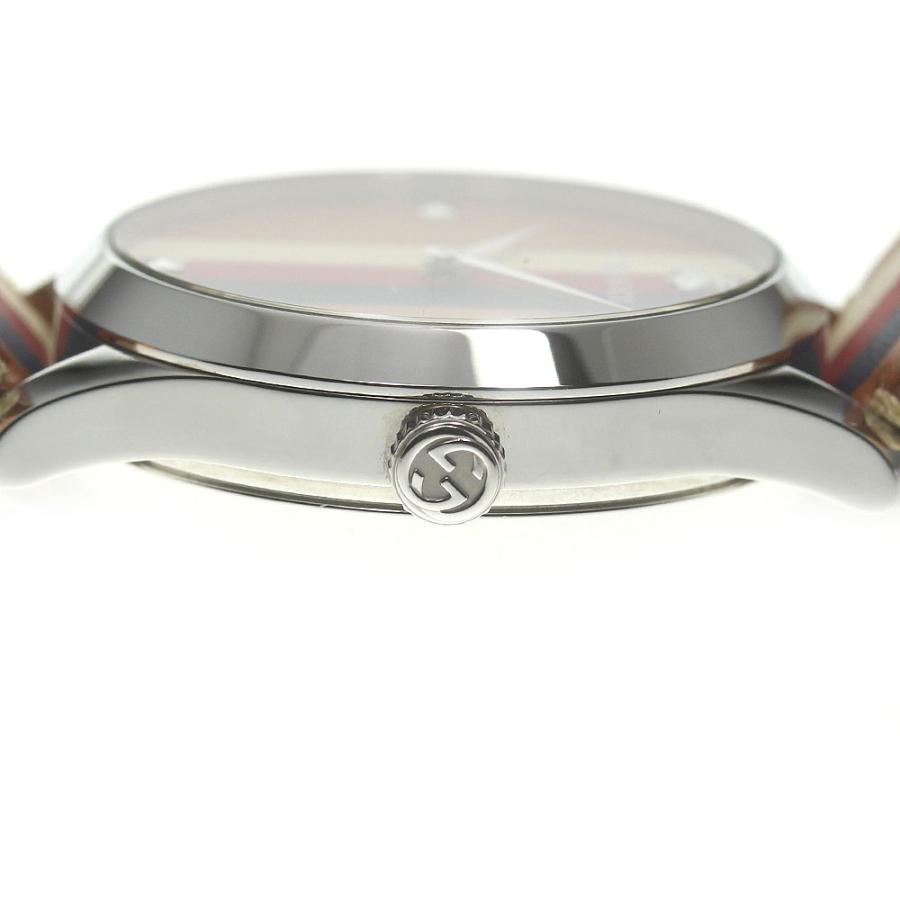 GUCCI ★箱・保証書付き【GUCCI】グッチ Gタイムレス ストライプ マルチカラー 126.4/YA1264078 クォーツ メンズ ...