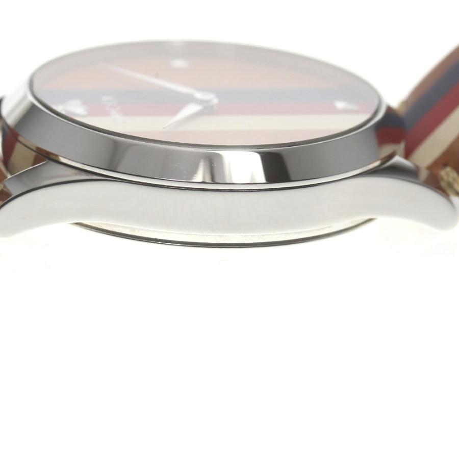 GUCCI ★箱・保証書付き【GUCCI】グッチ Gタイムレス ストライプ マルチカラー 126.4/YA1264078 クォーツ メンズ ...