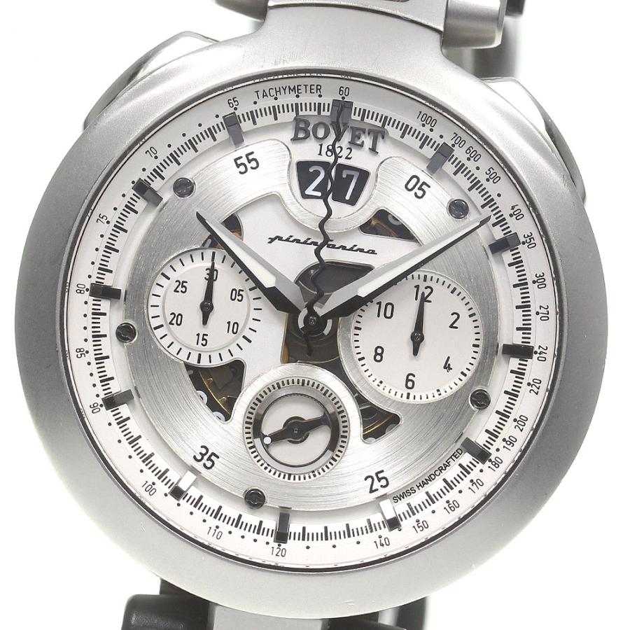 BOVET ベルト訳あり☆ ★箱付き【BOVET】ボヴェ ピニンファリーナ カンビアーノ クロノグラフ CHPIN005/E816 自動巻き ...