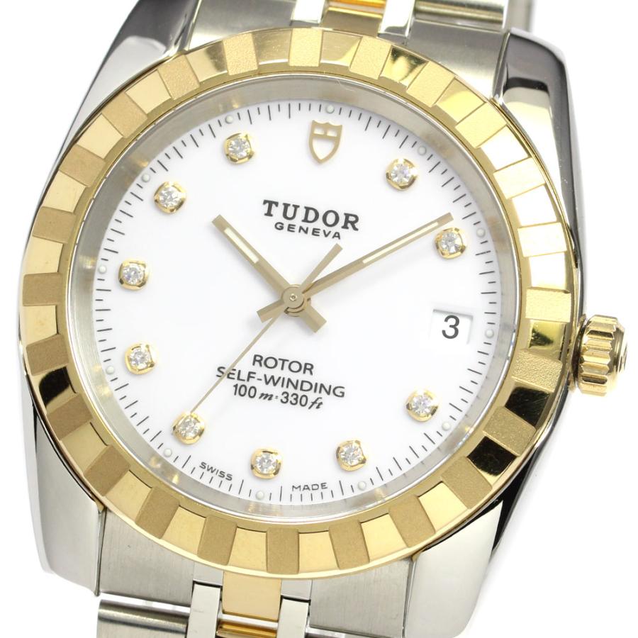 TUDOR ☆良品 【TUDOR】チュードル クラシックデイト YGコンビ 10Pダイヤ 21013 自動巻き メンズ_723440 : CLOSER Yahoo!ショップ - 通販 ...
