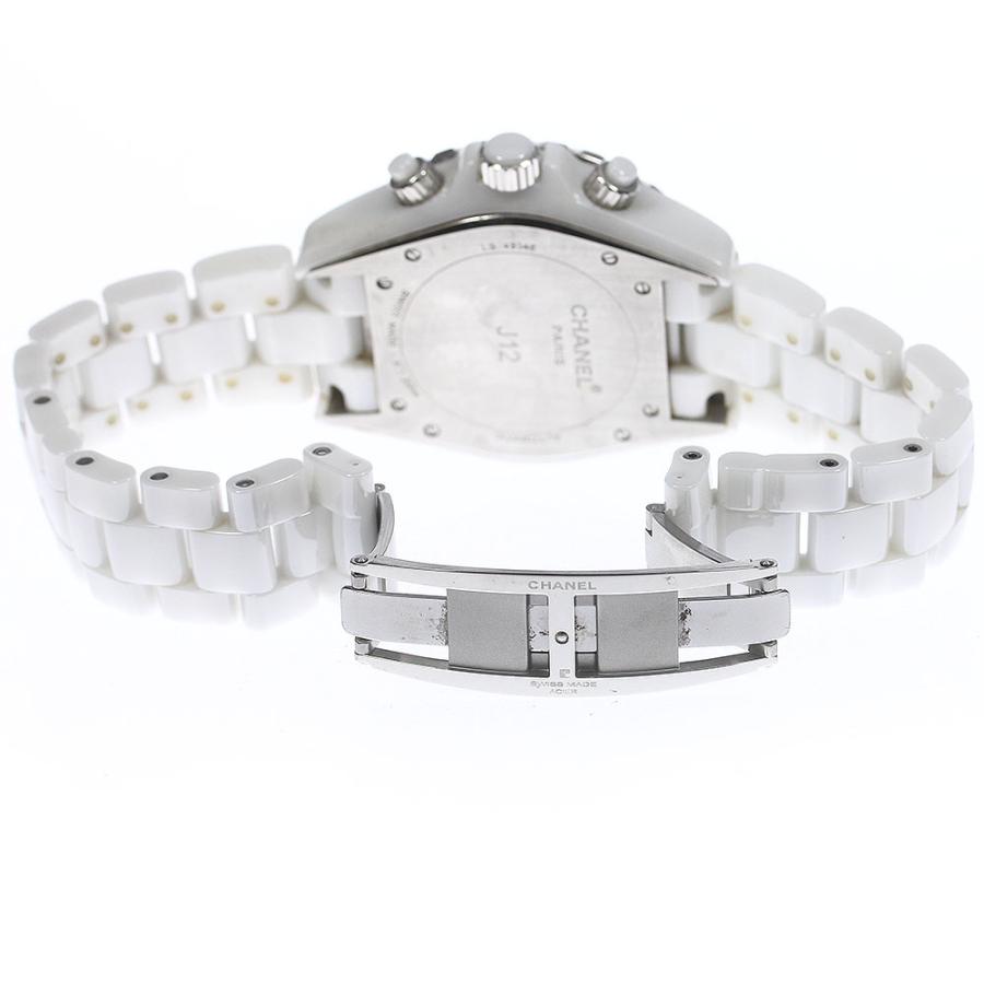 CHANEL（シャネル） CHANEL H1008 J12 クロノグラフ ダイヤベゼル 自動巻き メンズ 箱・保証書付き_730546 ...