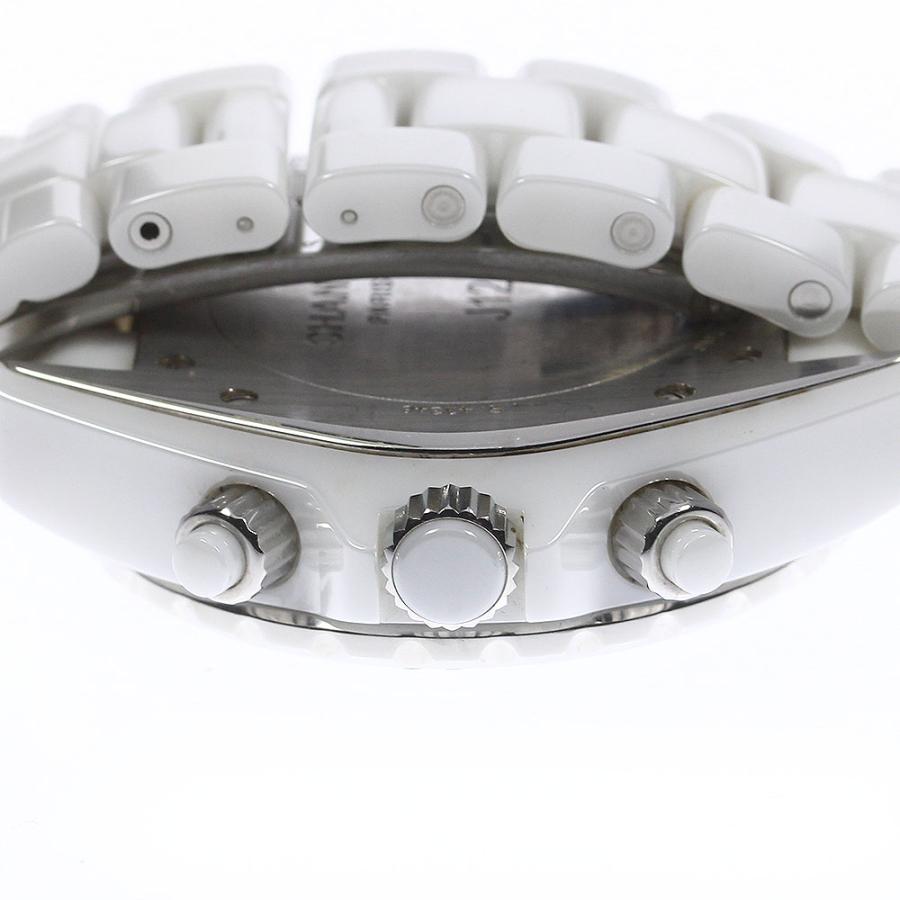 CHANEL（シャネル） CHANEL H1008 J12 クロノグラフ ダイヤベゼル 自動巻き メンズ 箱・保証書付き_730546 ...