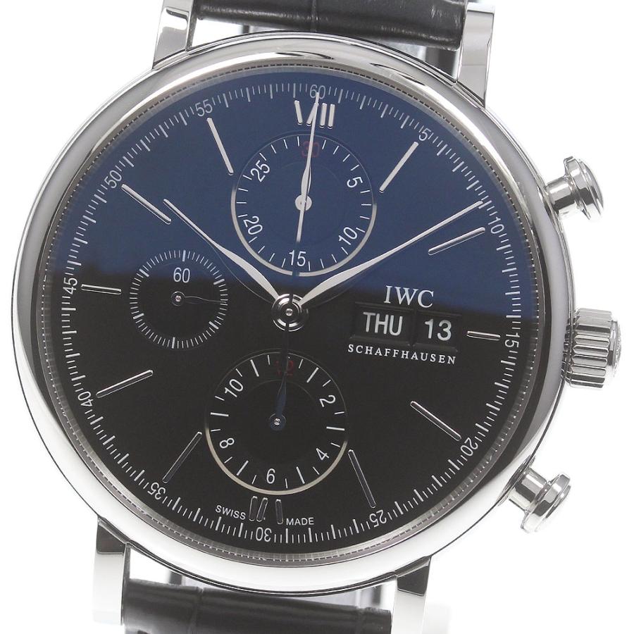 IWC SCHAFFHAUSEN 【IWC SCHAFFHAUSEN】IWC ポートフィノ クロノグラフ デイデイト IW391029 自動 ...