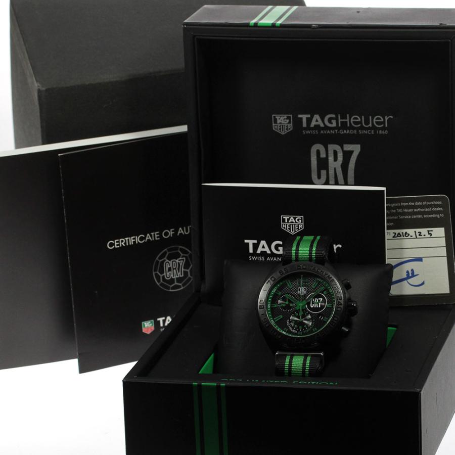 TAG HEUER ★箱・保証書付き【TAG HEUER】タグホイヤー フォーミュラー1 クリスティアーノ ロナウド SR7 リミテッド CAZ1113 クォーツ メンズ_731591 ...