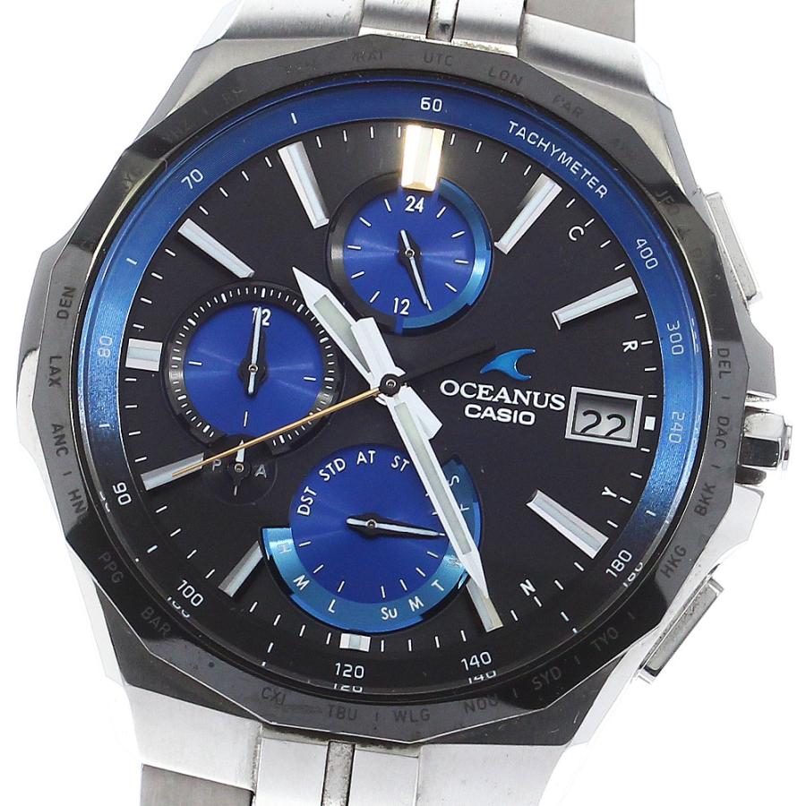 CASIO ★箱・保証書付き【CASIO】カシオ オシアナス マンタ Bluetooth OCW-S5000E ソーラー電波 メンズ ...