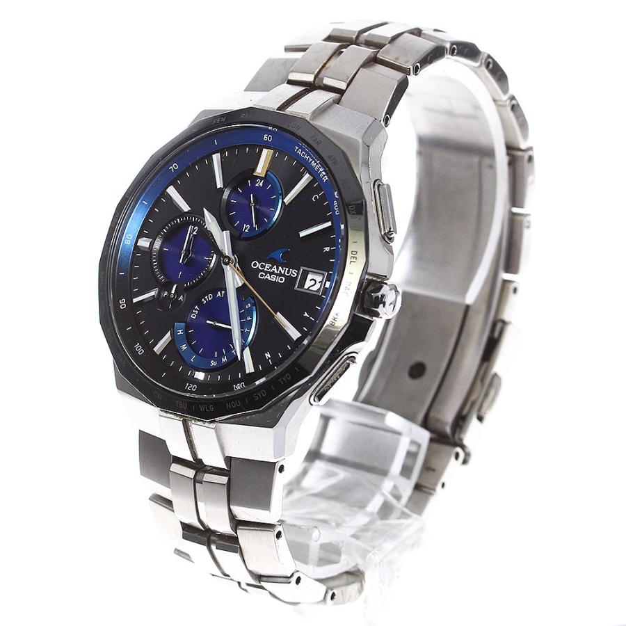 CASIO ★箱・保証書付き【CASIO】カシオ オシアナス マンタ Bluetooth OCW-S5000E ソーラー電波 メンズ ...