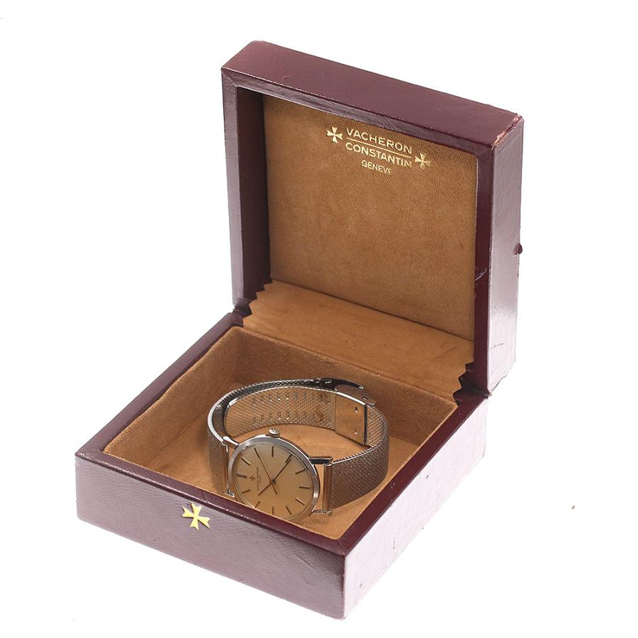 VACHERON CONSTANTIN ★内箱付き【VACHERON CONSTANTIN】ヴァシュロン・コンスタンタン K18WG ラウンド cal.K1002/2 ref.6406 手巻き ...