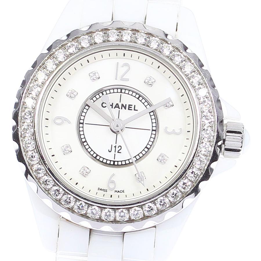 【CHANEL】シャネル J12 29mm ダイヤベゼル 8P H2572 クォーツ レディース_731658 :731658:CLOSER ...