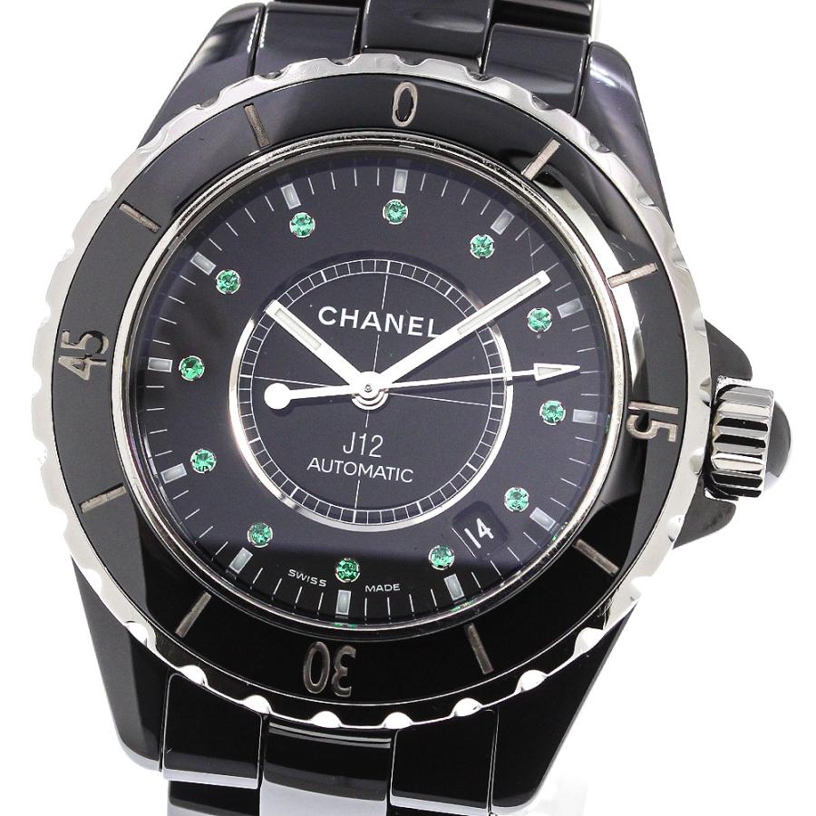CHANEL ★保証書付き【CHANEL】シャネル J12 12Pエメラルド H2131 自動巻き メンズ_731997 : CLOSER Yahoo!ショップ - 通販 - Yahoo!ショッピング