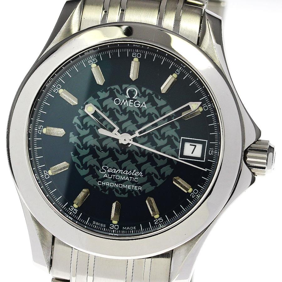 オメガ OMEGA 2500.80 シーマスター120 ジャックマイヨール 自動巻き メンズ 保証書付き_734708【ev15 ...