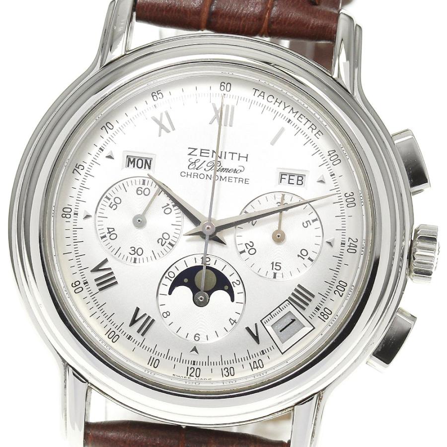 ☆美品 ★保証書付き【ZENITH】ゼニス クロノマスター ムーンフェイズ トリプルカレンダー 14/01.0240.410 自動巻き メンズ_734807 : 734807 : CLOSER ...