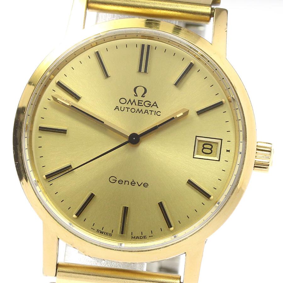 OMEGA オメガ 166.0163 ジュネーブ cal.1012 デイト 自動巻き メンズ _734835 : CLOSER Yahoo ...